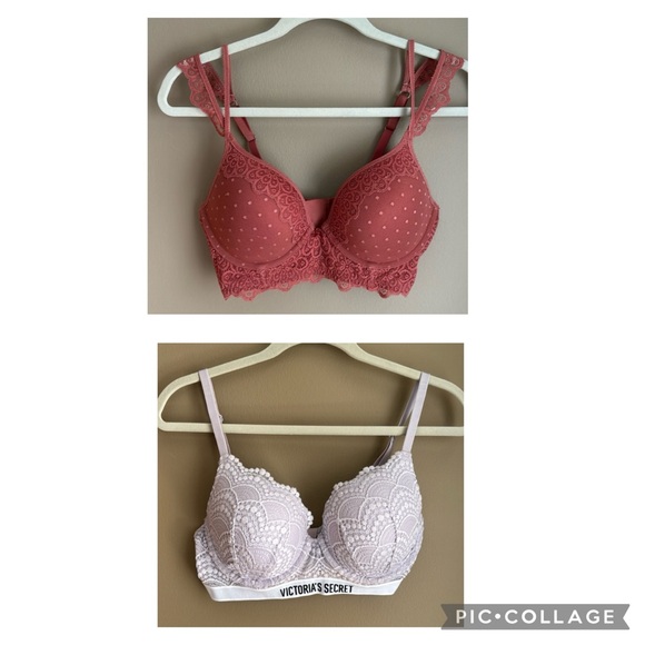 Victoria's Secret | Intimates & Sleepwear | Two Bras 34d Victorias ...